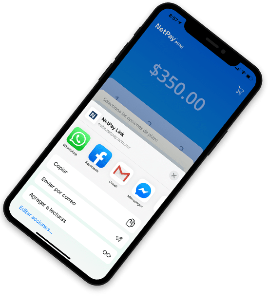 Vende a distancia con Netpay Link | Acepta tarjetas | Visa | Mastercard